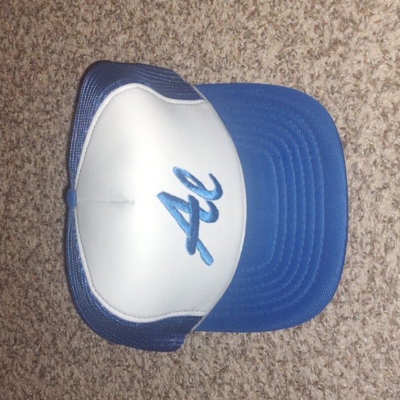 Yupoong | Accessories | Vintage Al Embroidered Trucker Mesh Snapback ...